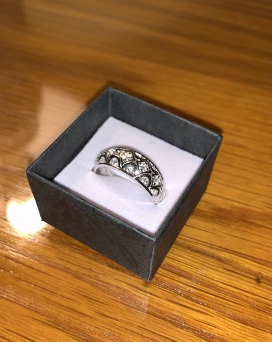 TACORI Dominique Sterling Silver Wedding Band Ring (size 9) | eBay