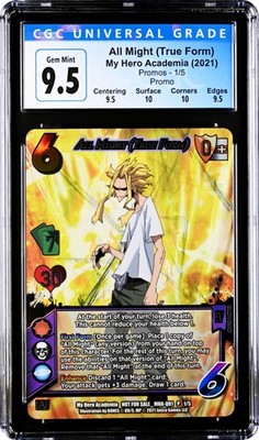 All Might (True Form): 2021 My Hero Academia - Promo 1/5 - CGC 9.5 | eBay