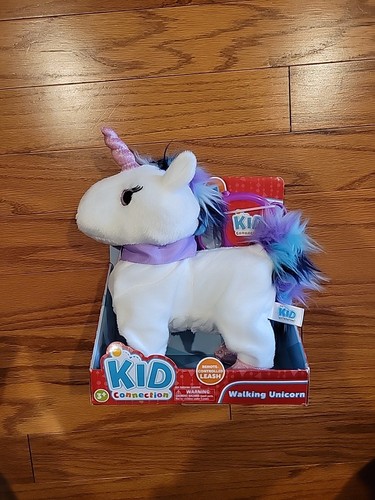 New! Kid Connection Walking Pet Rainbow Unicorn with Remote Control ...