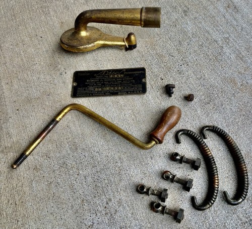 Edison Diamond Disc A-250 Parts Taken Off Phonograph, Original | eBay