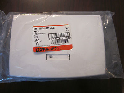 Wiremold # CM-MMB-233-WH 3 Insert 2300 Series Box WHITE *Save on ...