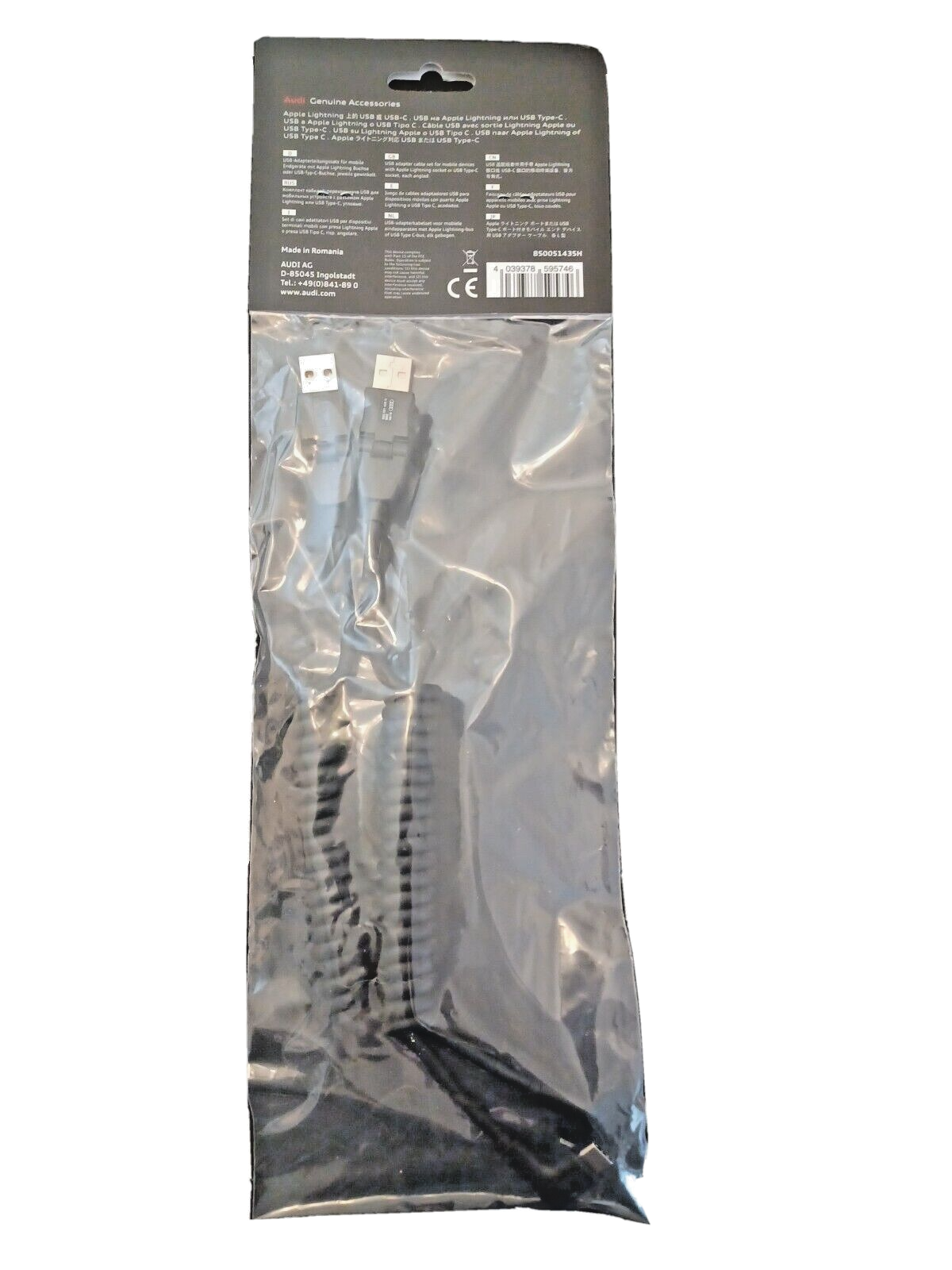 GENUINE AUDI USB TO APPLE AND USB TYPE-C 8S0051435H "17 YEARS ON EBAY ...