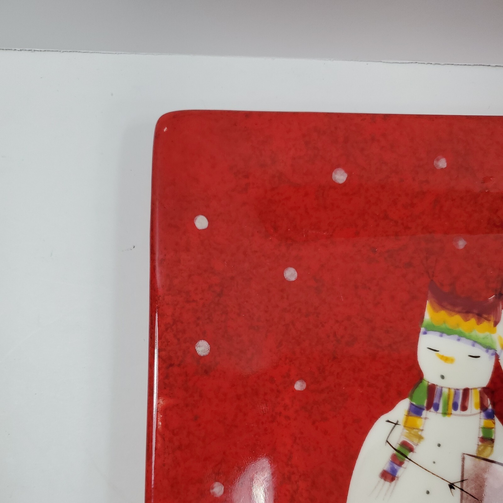 Oneida Christmas Debbie Taylor-Kerman Earthen Ware-"Snowmates" 8"×8 ...