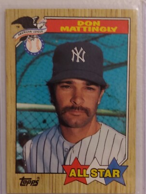 1987 Topps - All Star #606 Don Mattingly , Mint | eBay
