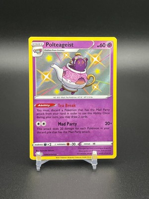 Pokémon TCG Polteageist Shining Fates SV053/SV122 Holo Shiny Holo Rare ...