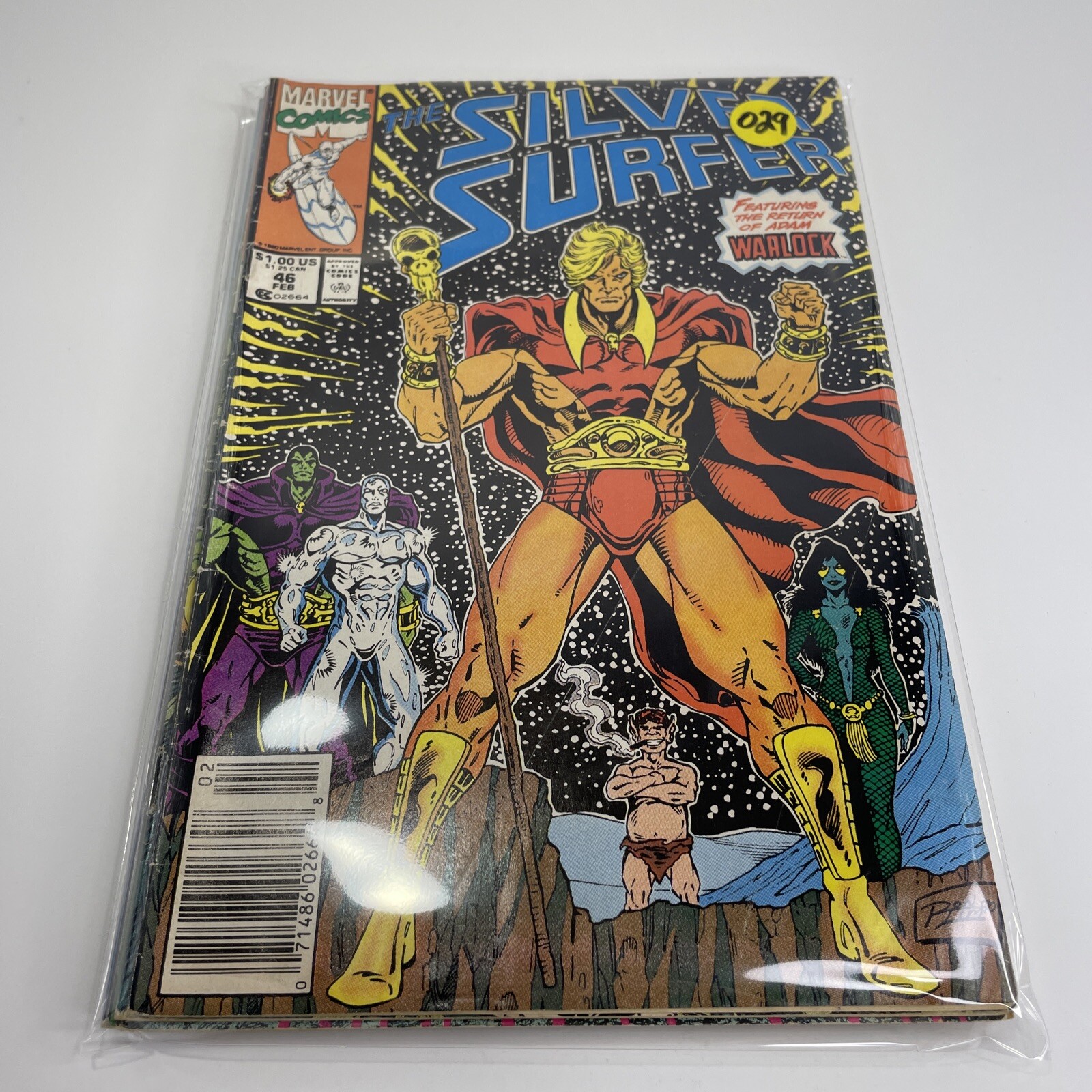 Lot Of 5 Silver Surfer Comic Books Marvel 1990s Price Stickers Still ...