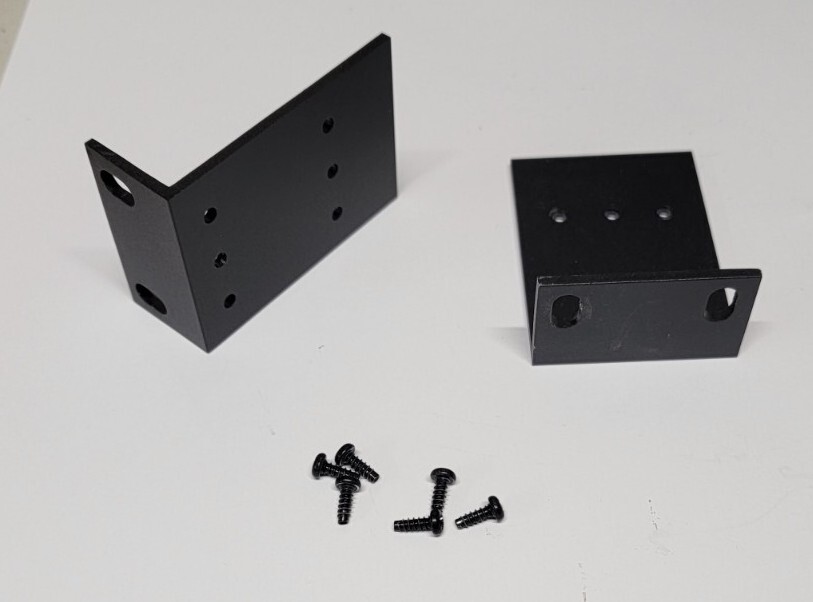 RACK MOUNT EAR BRACKETS 1U/ WITH SCREWS | eBay