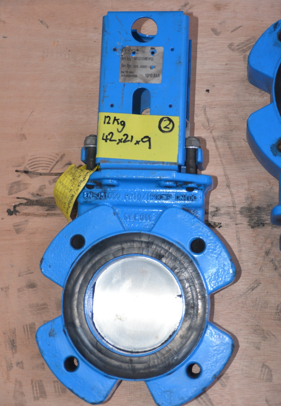 STAFSJO knife valve class 150 DN100 4" WFLO10DD1P00 EN-J81050 SY C109 ...