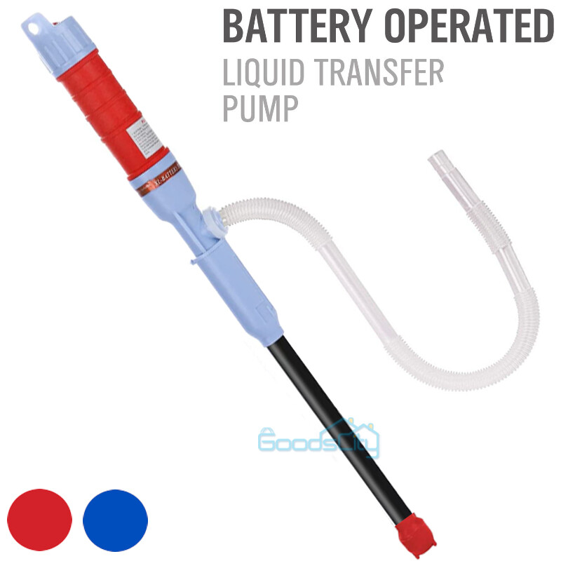 25" Battery Operated Liquid Transfer Pump 2.2 Gallons per Min Fuel ...