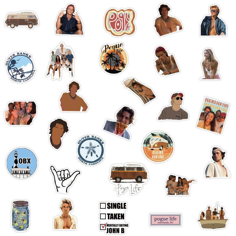 Quot John B Chase Stokes Outer Banksquot Sticker By Auror