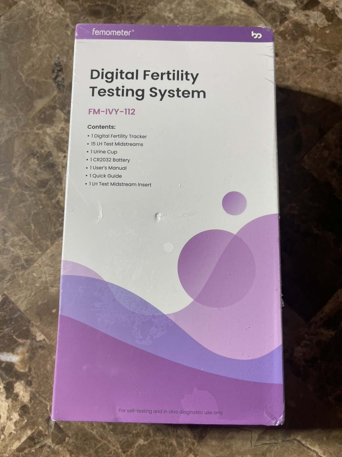 Femometer Digital Fertility Testing System Bluetooth &15 LH Tests FM ...