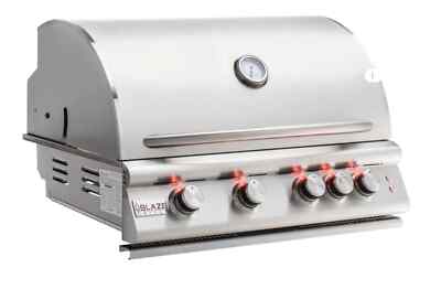 Blaze LTE+ Marine Grade 32-Inch 4 Burner Built-In Stainless Steel BBQ ...