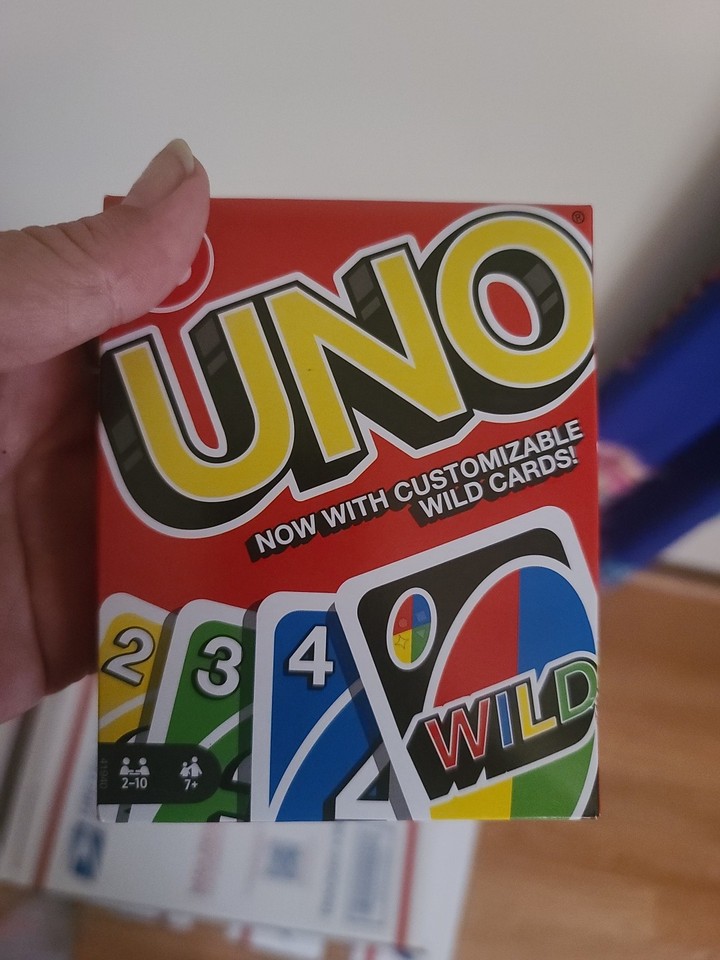 UNO Original Card Game With Customizable Wild Cards Brand New | eBay