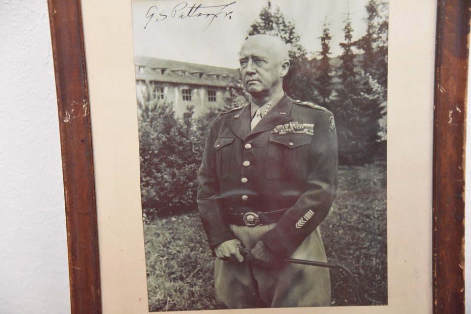 1945 US Army General George S Patton, Jr Official Photo Portrait Signed ...