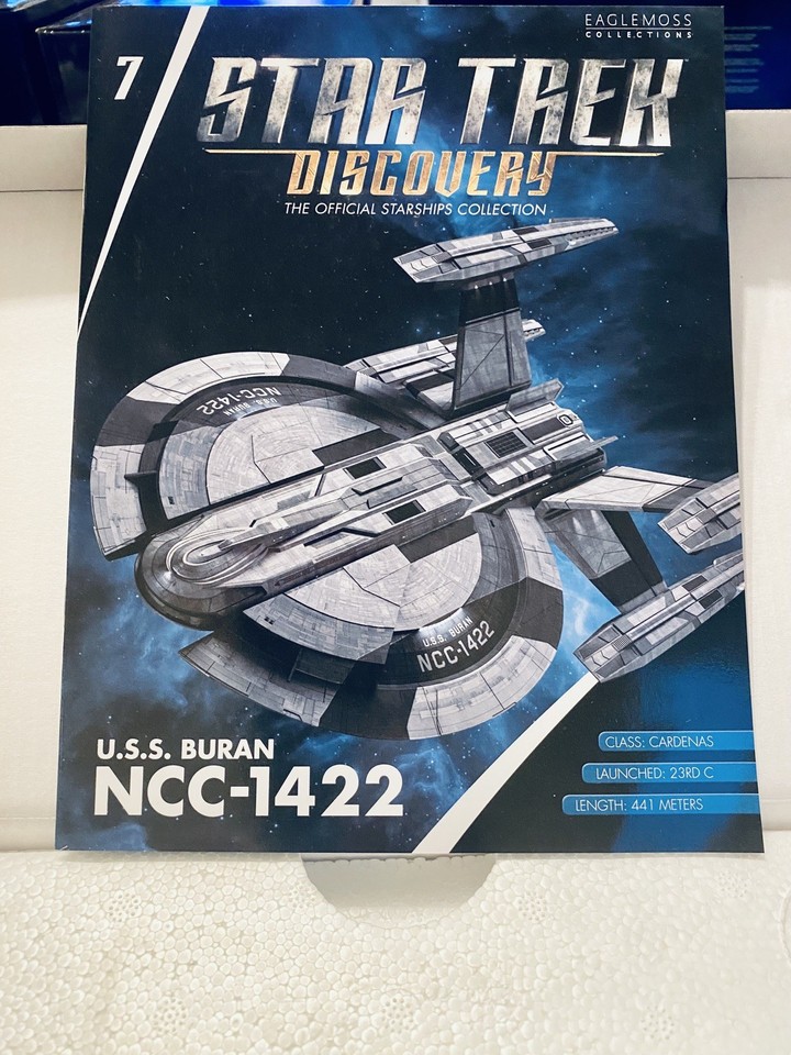 Star Trek Discovery Eaglemoss USS Buran NCC-1422 w/ Magazine | eBay