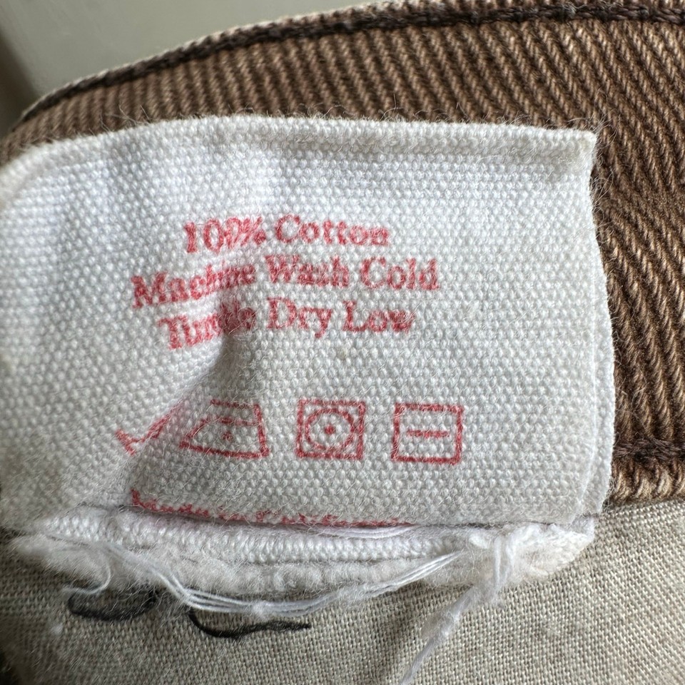 Lisa Says Gah Dylan High Waist Straight Leg Carpenter Jeans Cowboy Cocoa | eBay