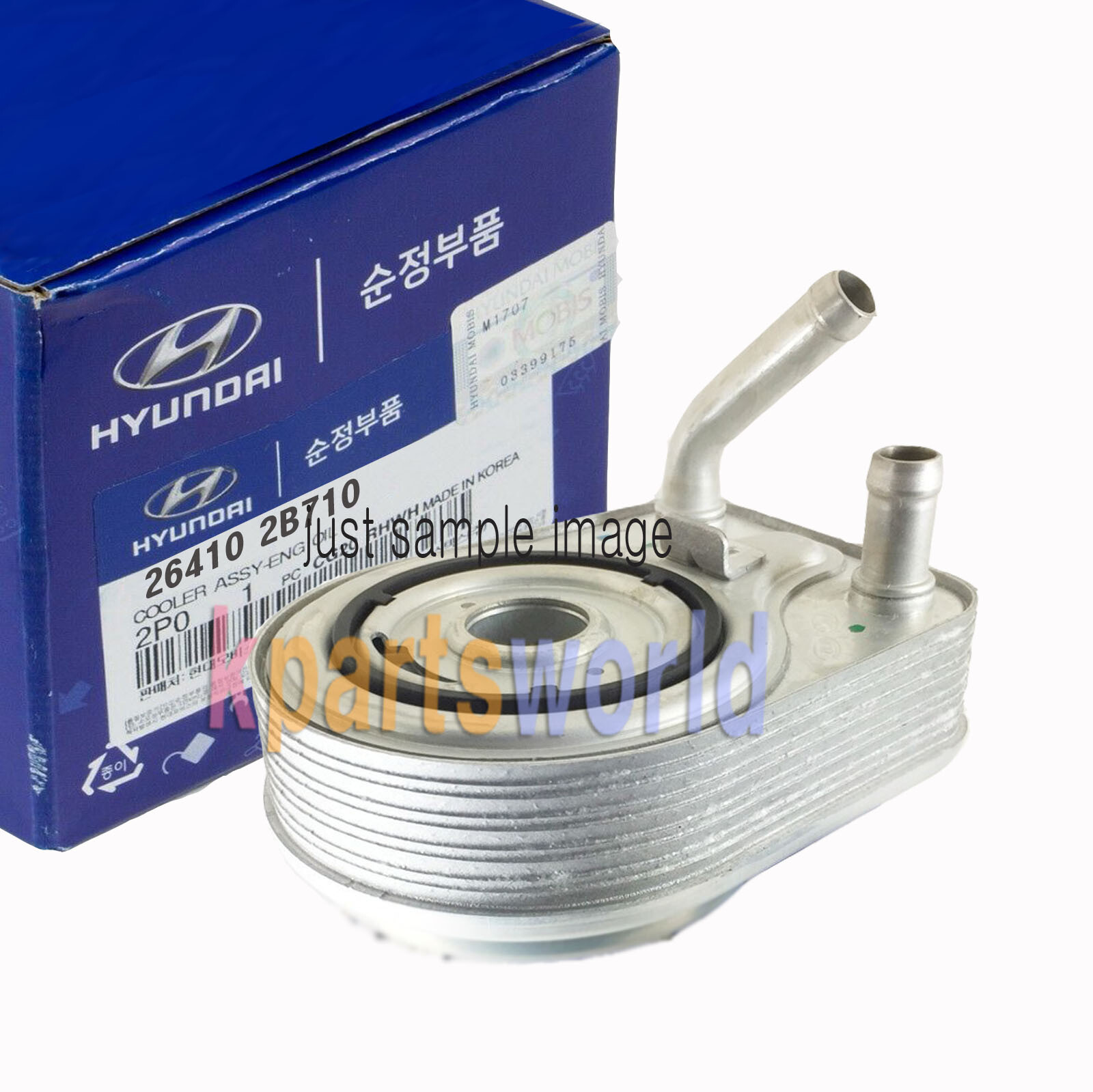 GENUINE COOLER ASSY-ENG OIL 264102B710 264102B730 for VELOSTER 2011-15 ...