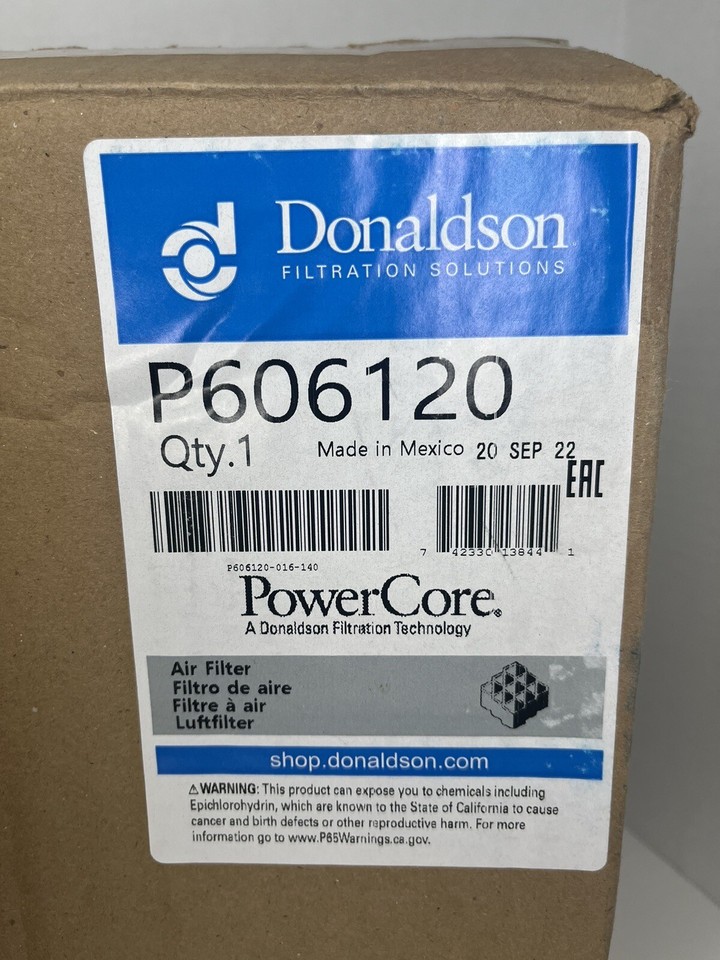 NEW GENUINE DONALDSON AIR FILTER, POWERCORE (PN P606120) | eBay