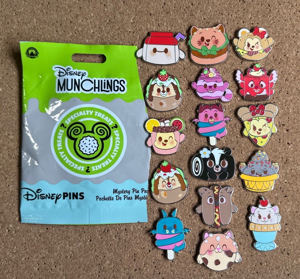 (COMPLETE MUNCHLINGS SERIES 3 PINS) Disneyland 2023 Mystery Pin Set of ...