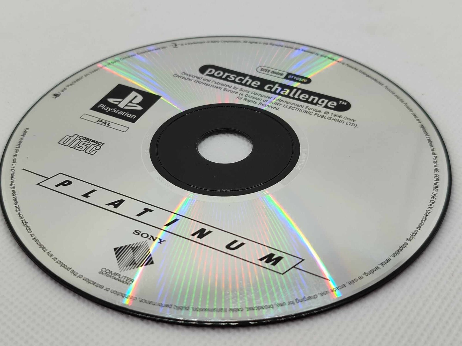 Jeu Sony Playstation 1 Porsche challenge PS1 Cd Seul Testé Fonctionne ...