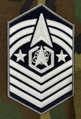 US SPACE FORCE CHIEF MASTER SERGEANT OF THE SPACE FORCE CHEVRON; LARGE ...