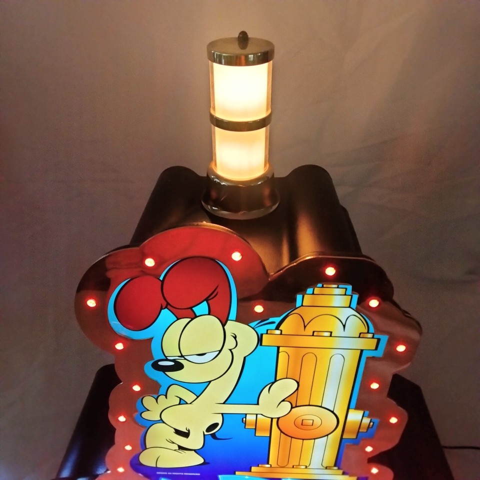 Odie's Revenge Garfield Slot Machine Marquee Lighted Sign Game Room ...