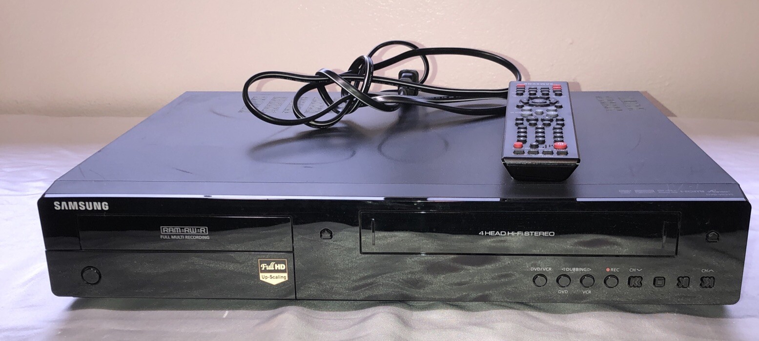 Samsung DVD VCR Combo Player VHS Recorder DVD-VR375 W/ Remote *Tested ...