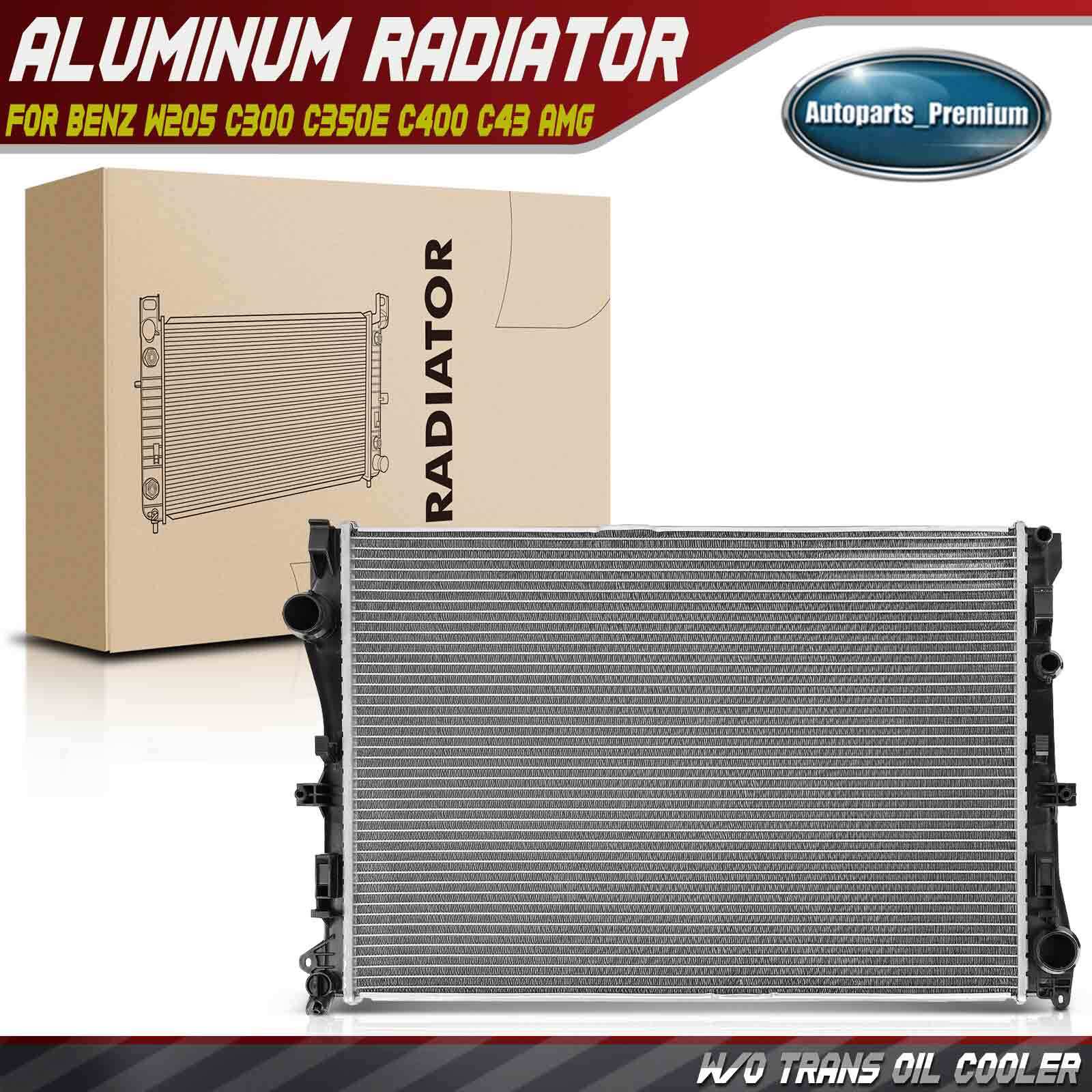 Radiator w/o Oil Cooler for Mercedes-Benz W205 C300 C350e C400 C43 AMG ...