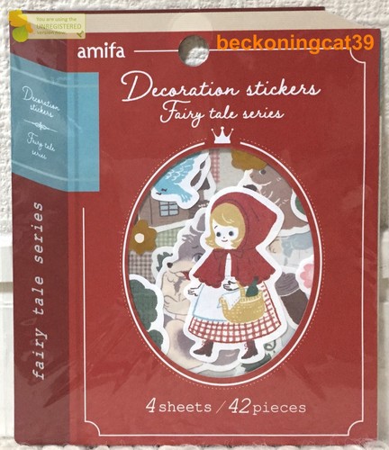 Amifa Fairy Tale Series Décoration Sticker 42 Petit Chaperon Rouge 2023 ...