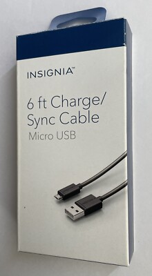 Insignia USB Charge/Sync Micro USB Cable | eBay
