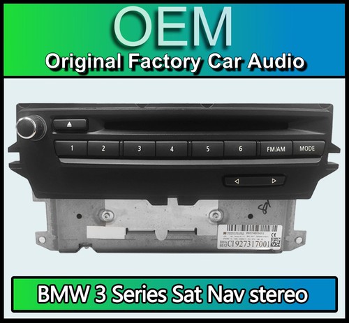 BMW 3 Series Sat Nav car stereo radio, BMW E90 navigation, 6512 CI ...
