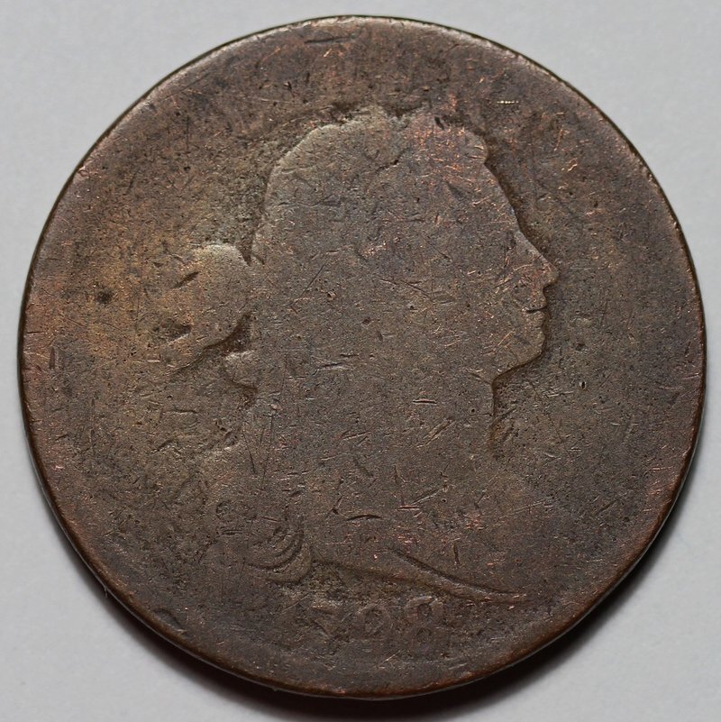 1798 Draped Bust Large Cent - US 1c Copper Coin | eBay