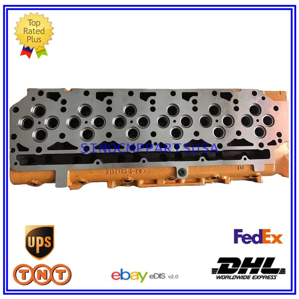 C9 Engine Cylinder Head 252-8439 2528439 For CAT 330D 336D Excavator ...