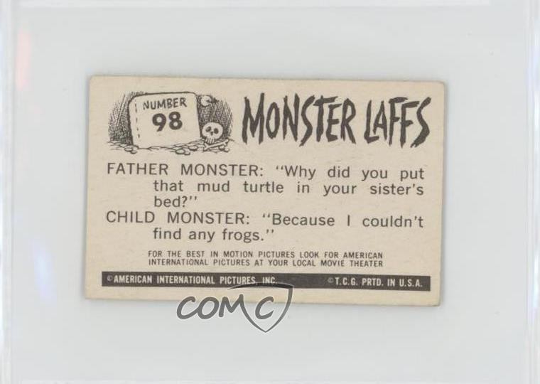 1963 Topps Monster Midgees Mini-Monster Laffs Smile You're on Candid ...