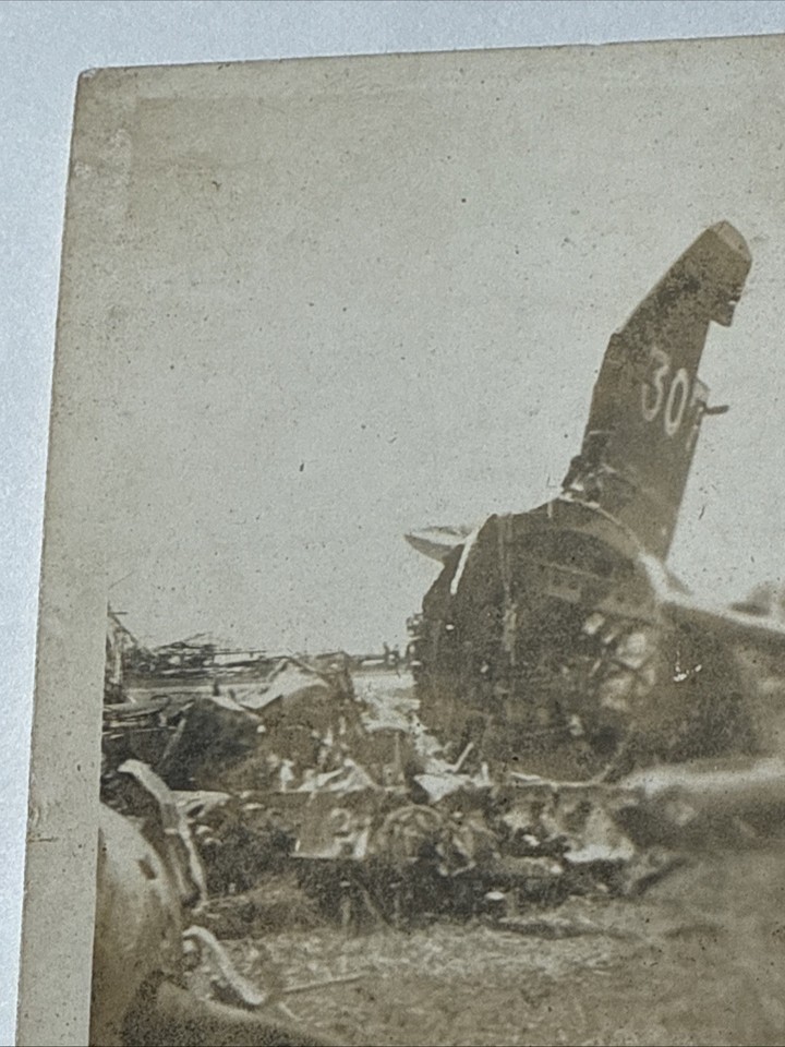 1940s WWII Crash German Aircraft Focke-Wulf Fw 190 Airplane Vtg Photo ...