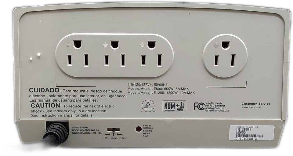 APC Line-R 600 LE600 Automatic Voltage Regulator | eBay