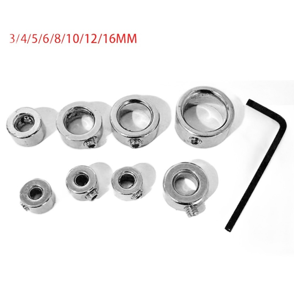 Easy to use Adjustable Split Ring Drill Bit Locator Depth Stop Collars ...