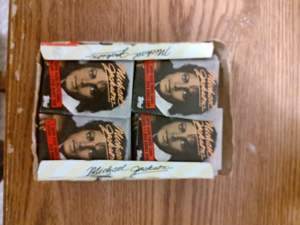 MICHAEL JACKSON TRADING CARDS 1st SERIES Cards - RARE UNOPENED WAX ...