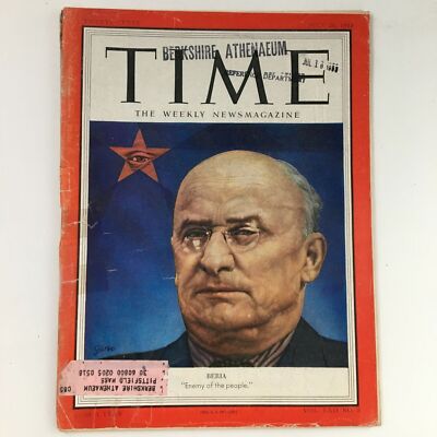 Time Magazine July 20 1953 Vol 62 #3 Georgian-Soviet Politician ...