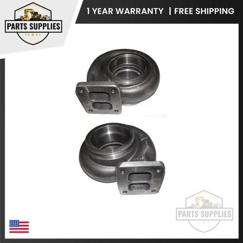 757707-0003 Garrett Turbine Housing T4 Divided Inlet V-Band Fits GT42 ...