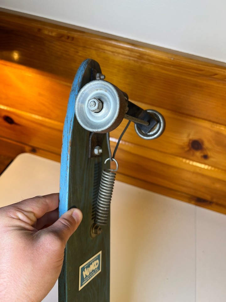 RARE 1960s HUMCO Surfer Skateboard Wood Wooden Metal Wheels San Diego ...