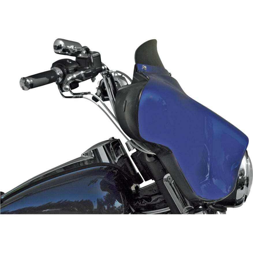 Wind Vest 4" Black Flip Design Windshield for Harley Batwing FLH/T 96 ...