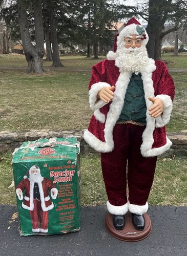 Life Size 60" Singing Dancing Christmas Santa Claus Motion Sound ...