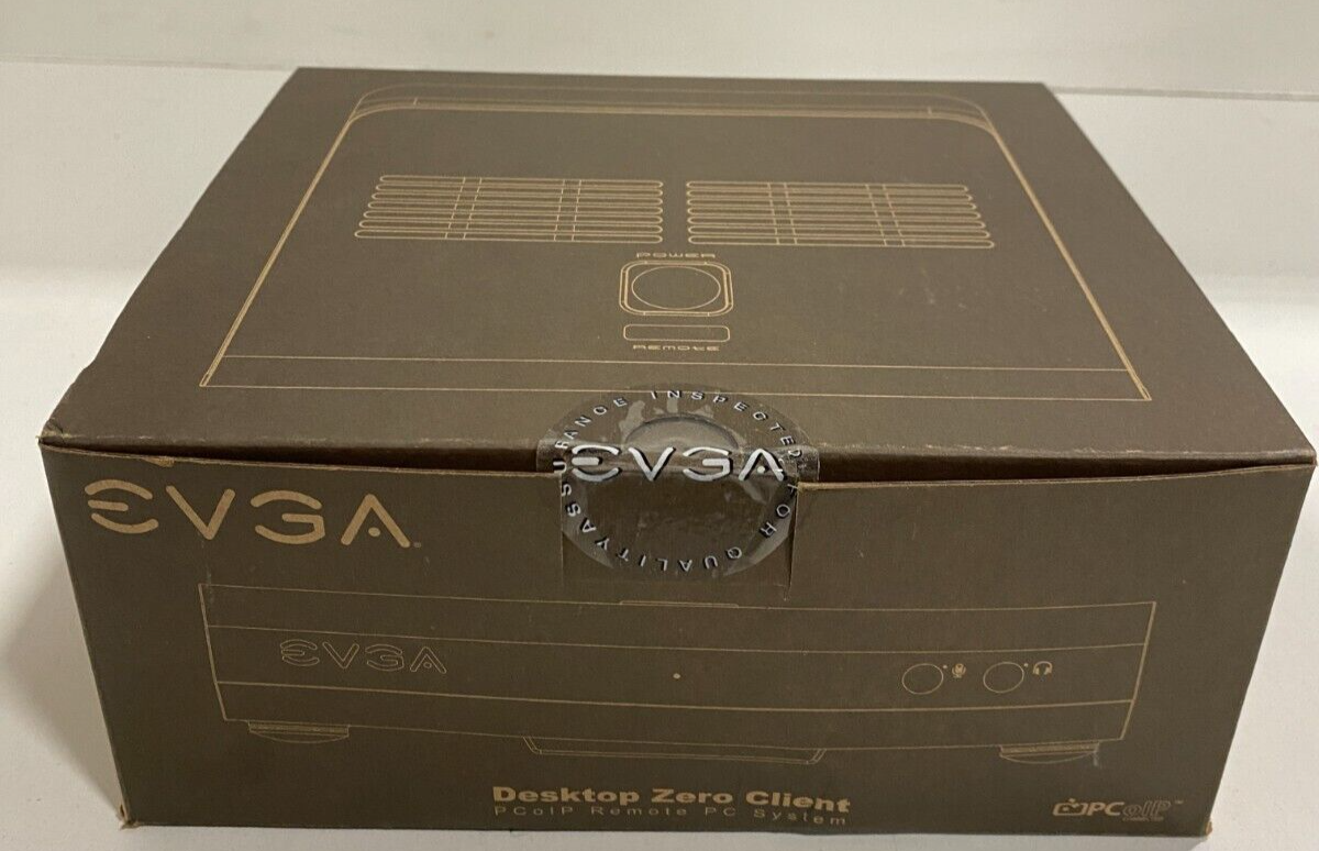 EVGA PCoIP PD005 desktop zero client remote PC system | eBay