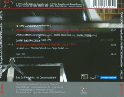 TATJANA MASURENKO / GUSTAV RIVINIUS / CHRISTIAN TETZLAFF / TANJA ...