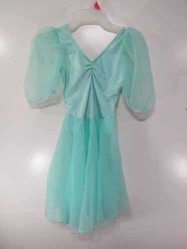 Curtain Call Costumes Dance Costume Size Child Large Green Short Sleeve ...