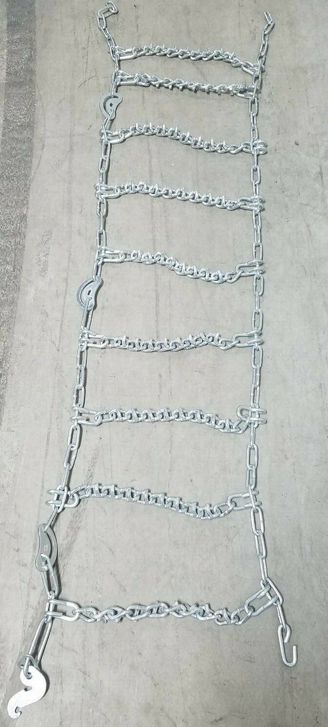 2 pack - 22 inch Tire Chains Snow ATV UTV 4 Wheeler Lawn Mower 15948 ...