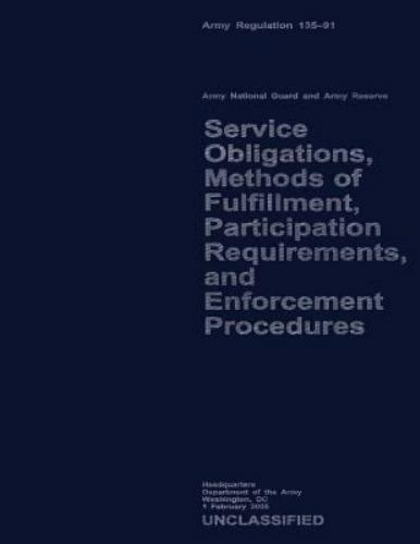 Service Obligations, Methods of Fulfillment, Participation Requirements ...