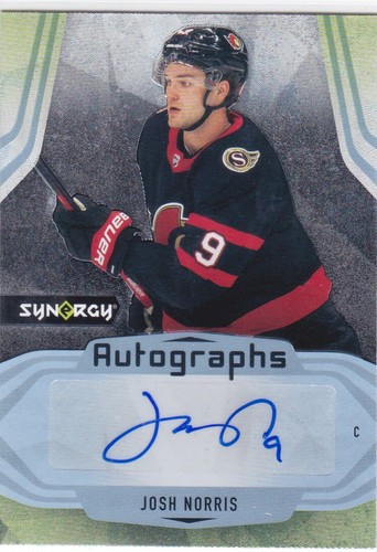 2021/22 SYNERGY..JOSH NORRIS.. AUTOGRAPHS..MYSTERY BLACK ACHIEVEMENT ...