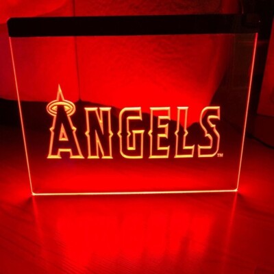 Los Angeles Angels BASEBALL LED Neon Light Sign for Bar Beer Club Match ...